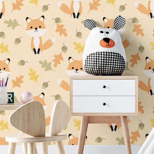 Papel de Parede Adesivo Laranja | Compre na Papel na Parede